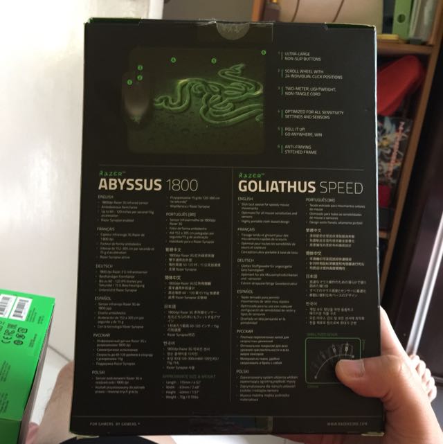 Razer Gaming Mouse And Mouse Pad Combo Computers And Tech Parts And Accessories Computer Keyboard