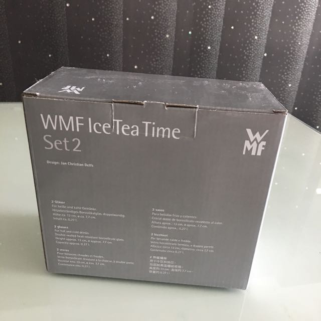 WMF Ice-Tea-Glass 2 Pcs Ice Tea Set (2 Sets), TV & Home Appliances ...