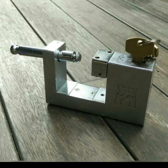 Castle Metal Gate Lock, Furniture & Home Living, Furniture, Other Home ...