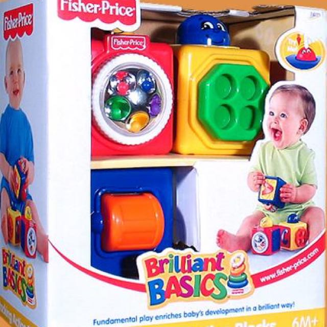 Fisher Price Stacking Action Blocks (6M+), Babies & Kids, Infant ...