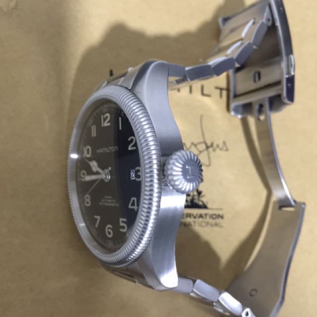 Hamilton Khaki Field Pioneer 'Team Earth' Limited Edition Automatic ...