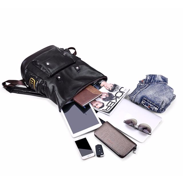 The Adventurer | Mens' Korean Leather Backpack, Men's Fashion, Bags ...