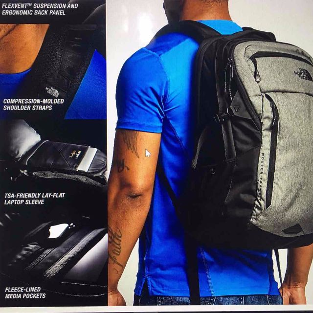 The North Face Router Transit Backpack, Men's Fashion, Bags, Backpacks ...