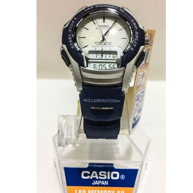Casio Youth Series Series Women Dark Blue Resin StrapWatch WS-300 ...