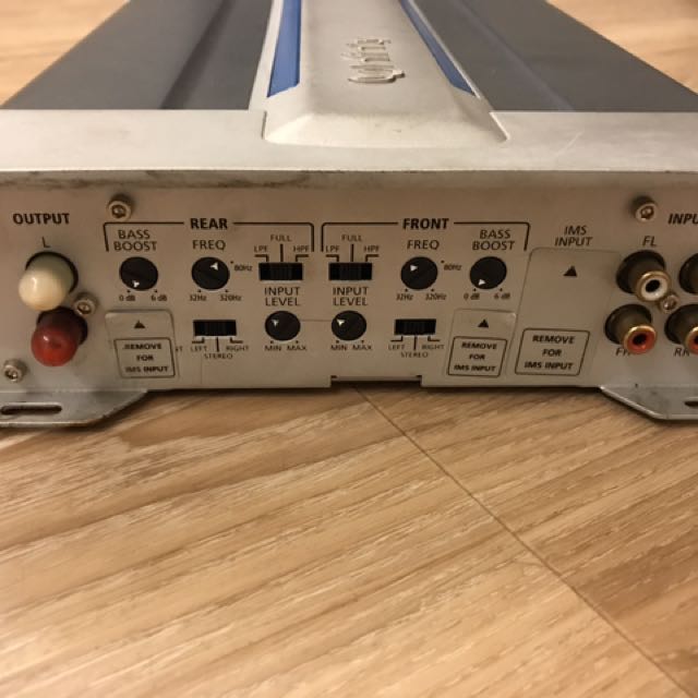 Infinity 475a 4 Channel Amp, Car Accessories on Carousell