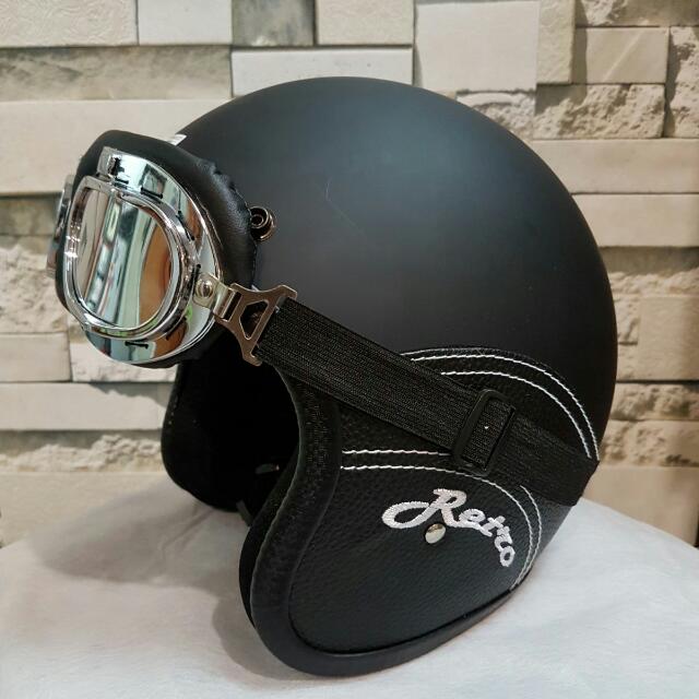 Japan Retro Helmet, Car Accessories on Carousell