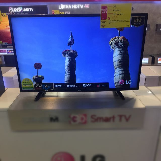 LG SMART TV 43LH600T, TV & Home Appliances, TV & Entertainment, TV on ...