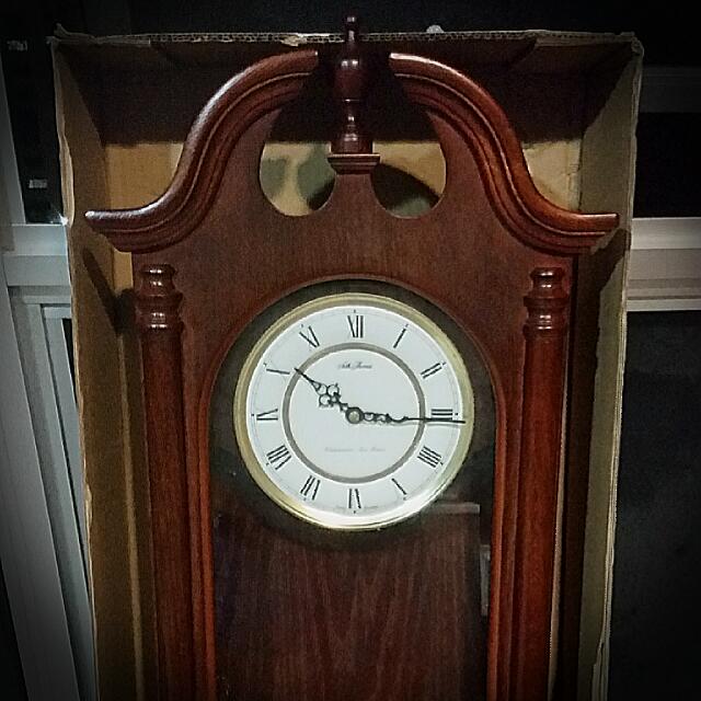 Seth Thomas Whitley Quartz Clock WOK 7080, Furniture & Home Living ...