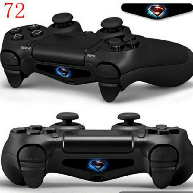 Superman Logo Decal For PS4 Controller LED, Video Gaming, Gaming ...