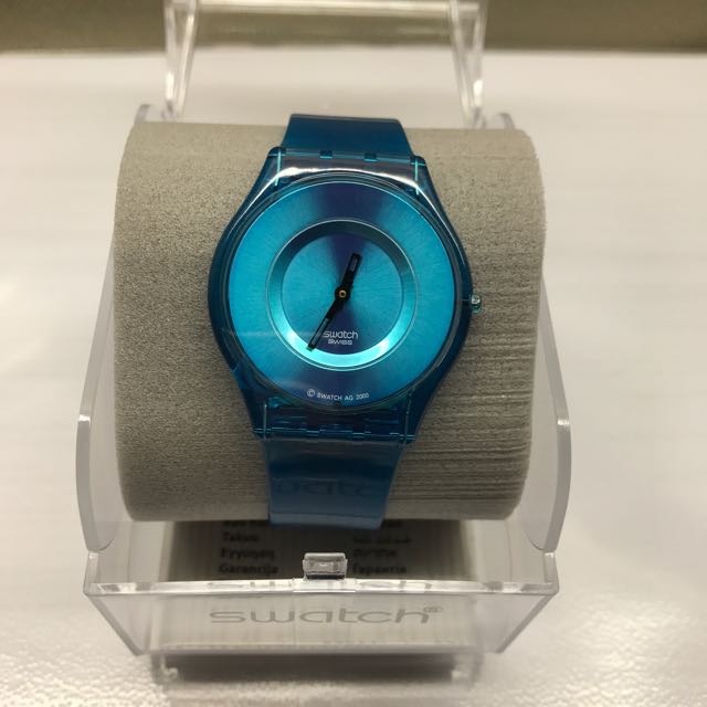 Turquoise Swatch Skin Watch, Women's Fashion, Watches & Accessories ...
