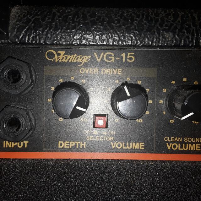 Vantage Vg-15 Guitar Amplifier, Hobbies & Toys, Music & Media, Musical ...