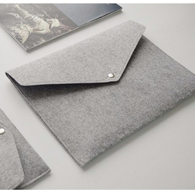 Wool felt folder A4 file folder / clutch, Hobbies & Toys, Stationery ...