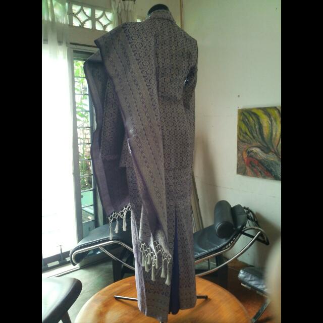 A Full Songket Malay Dress Designed by Dato Rizalman Ibrahim, Women's ...