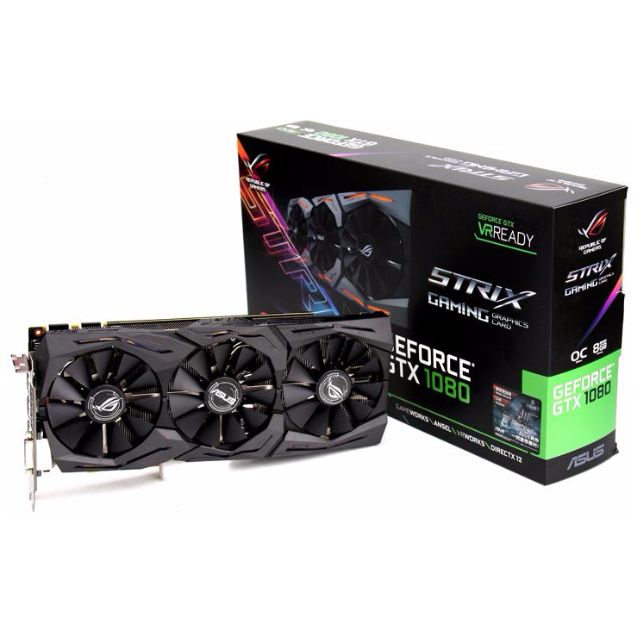Asus Rog-Strix-Gtx1080-O8G-11Gbps Graphics Card
