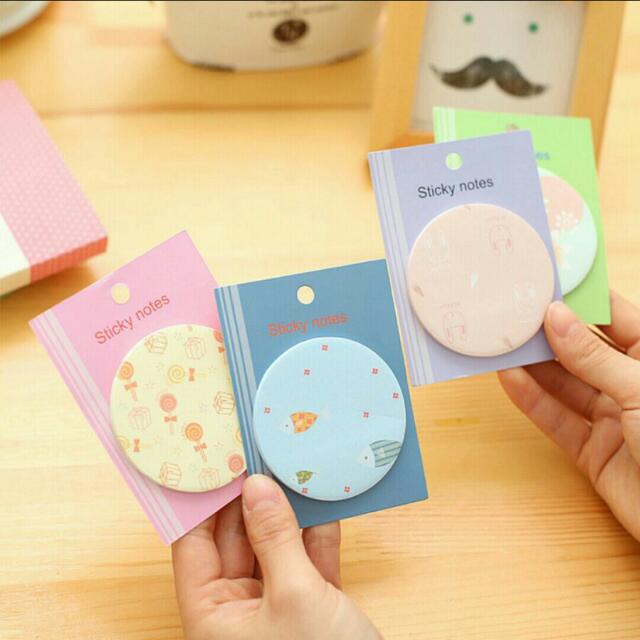 BNIP Circular Post It, Hobbies & Toys, Stationery & Craft, Stationery ...