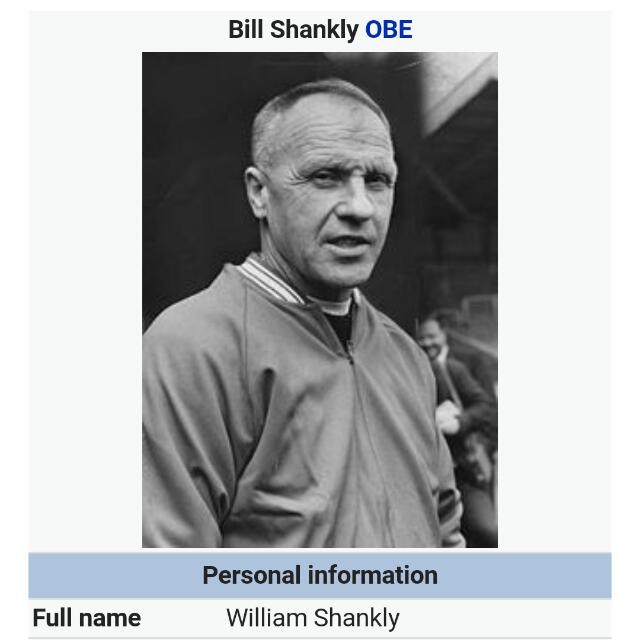 Father Of Liverpool Bill Shankly Signed Autograph, Sports Equipment ...