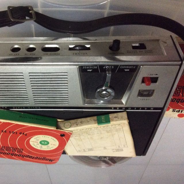 National Solid State 401S Audio Tape Recorder With Strap And Cartridge ...