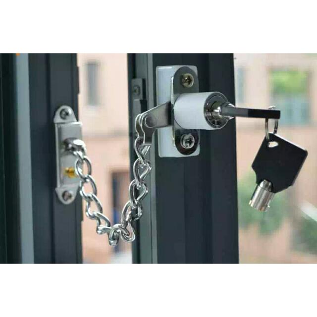 [Pre-Oder] Child Safe Window Lock Chain For Safety, Furniture & Home ...