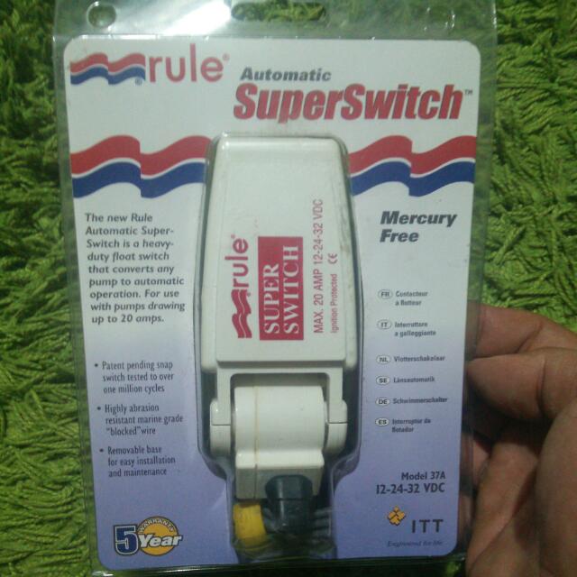 rule Automatic SuperSwitch, Car Accessories on Carousell