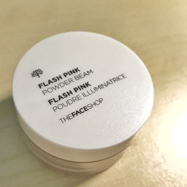 The Face Shop Flash Pink Powder Beam Highlighter/Illuminating Powder ...