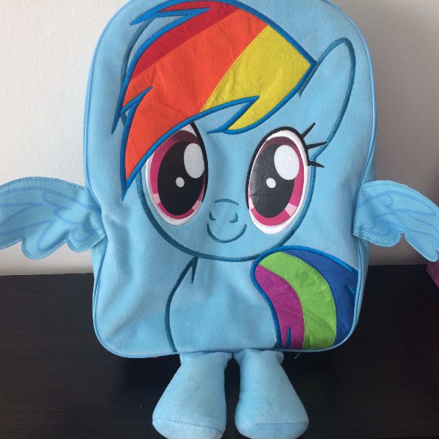 My Little Pony Rainbow Dash Toddler Plush Backpack My