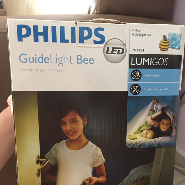 Philips Guide light Bee LED, Furniture & Home Living, Lighting & Fans ...
