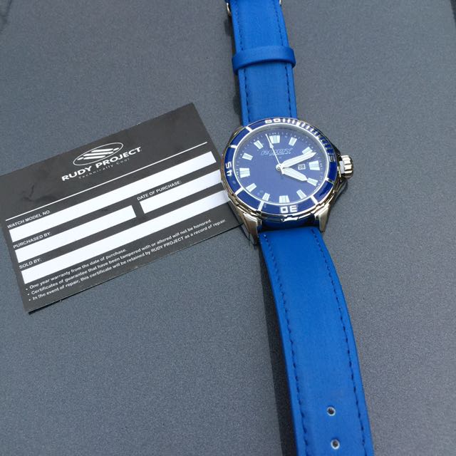 Rudy Project Leather Sports Watch, Men's Fashion, Watches & Accessories ...