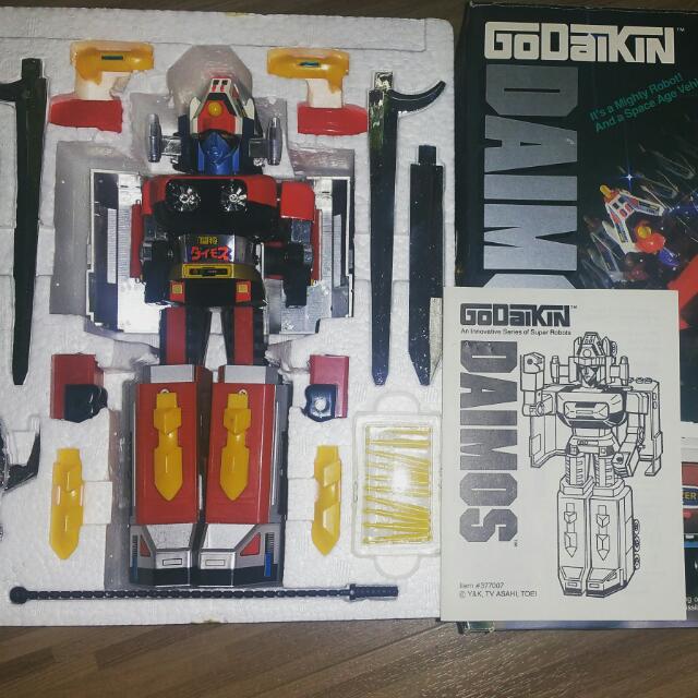 Vintage Chogokin Godaikin Dx Daimos Mint In Box, Hobbies & Toys, Toys ...