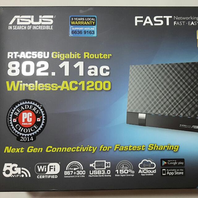 Asus RT AC 1200G, Computers & Tech, Parts & Accessories, Networking on ...
