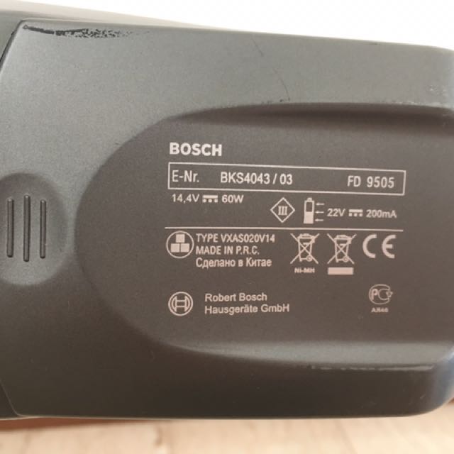 BOSCH Handheld portable vacuum, TV & Home Appliances, Vacuum Cleaner ...