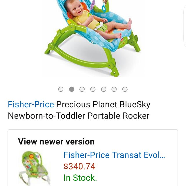 Fisher Price Baby To Toddler Rocker, Babies & Kids, Infant Playtime on ...