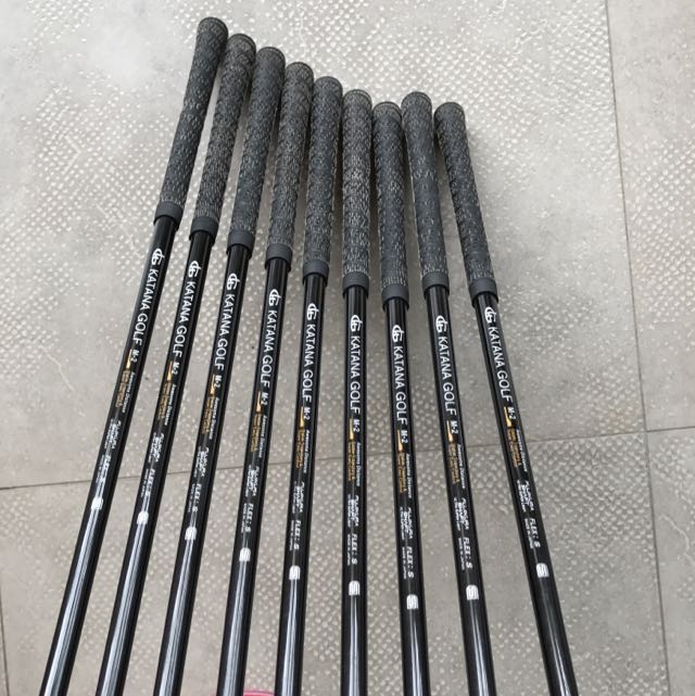 Katana M-2 Golf Irons 4-S 9-clubs Full Set, Sports Equipment, Sports & Games, Golf on Carousell