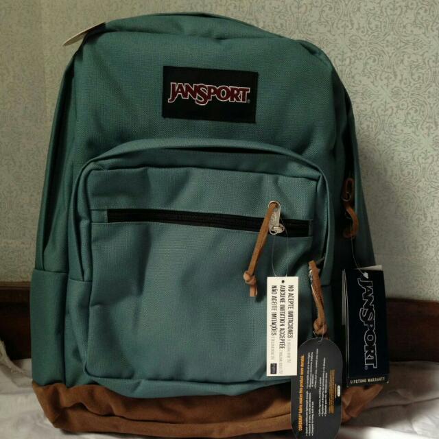 Original Jansport Right Pack, Fesyen Pria, Tas & Dompet di Carousell