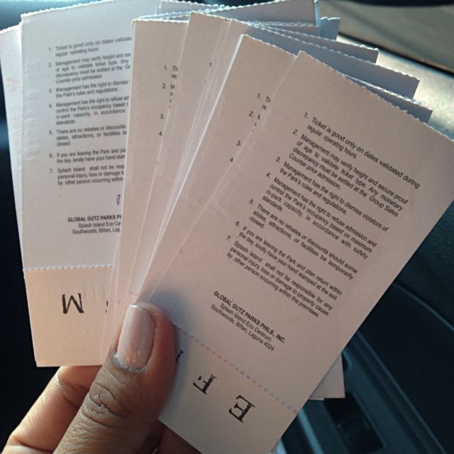 Splash Island Tickets 20pcs Left!, Tickets & Vouchers, Store Credits on ...