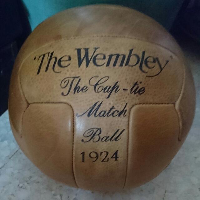 The Wembley Match Ball 1924, Hobbies & Toys, Memorabilia & Collectibles ...