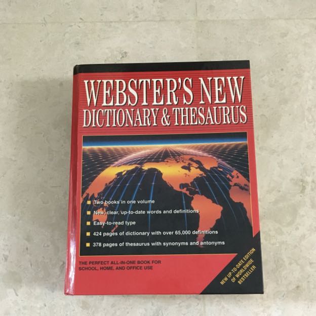 Webster's New Dictionary & Thesaurus, Hobbies & Toys, Books & Magazines ...