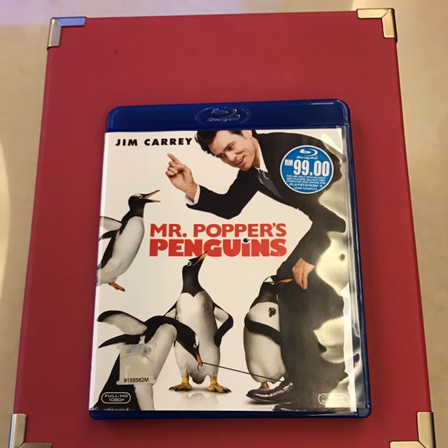 Bluray Mr Popper's Penguins By Jim Carrey, Hobbies & Toys, Music ...