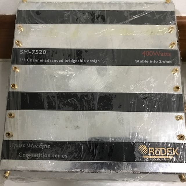 RoDek Power Amp, Audio, Other Audio Equipment on Carousell