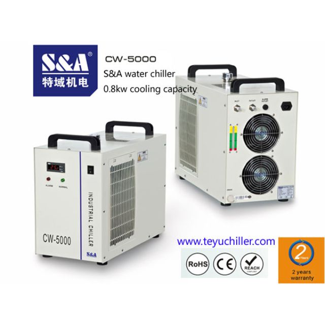S&A compact laser chiller for visual orientation tour edge laser ...