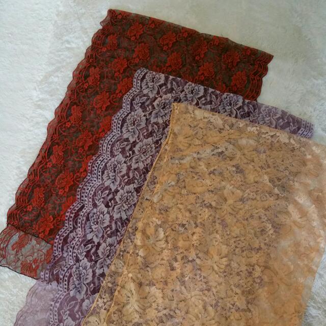 Selendang Lace, Women's Fashion, Dresses & Sets, Traditional & Ethnic ...