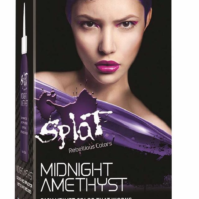 Splat Midnight (Amethyst) Purple, Beauty & Personal Care, Hair on Carousell