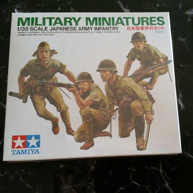 1/35 Japanese Army Infantry, Hobbies & Toys, Toys & Games on Carousell