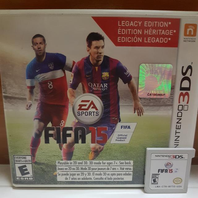 3DS Pokemon Y & Fifa 15, Video Gaming, Video Games, Nintendo on Carousell