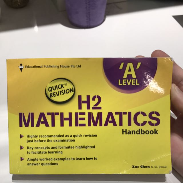 H2 Math Handbook, Hobbies & Toys, Books & Magazines, Textbooks on Carousell