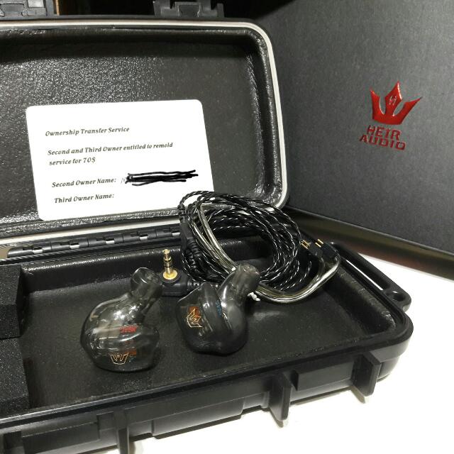 Heir Audio 8A 8 Drivers Custom In-ear Monitor, Audio, Other Audio ...