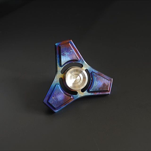 Solid Titanium Aurora Spinner, Hobbies & Toys, Toys & Games on Carousell