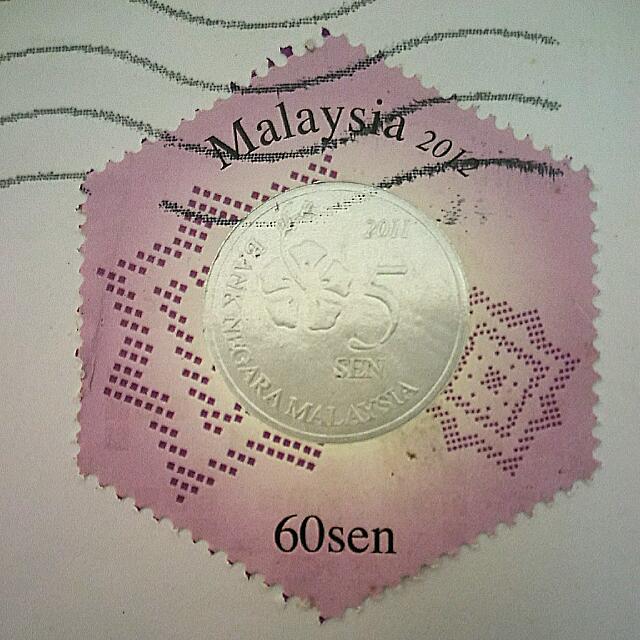 EPF Stamp Malaysian Currency 60 Sen, Hobbies & Toys, Collectibles ...