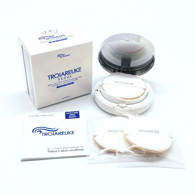 TROIAREUKE Seoul Aesthetic 99% Skincare 1% Makeup Cushion 13g, Beauty ...
