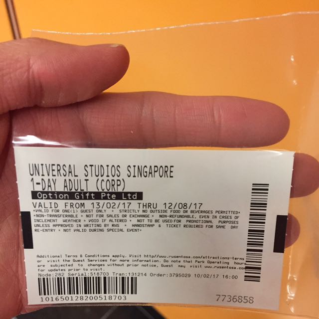 USS Ticket, Tickets & Vouchers, Event Tickets on Carousell