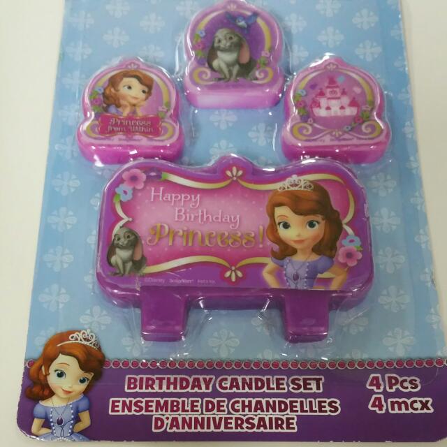[Brand New] Sofia The First Disney Princess Candles, Babies & Kids ...